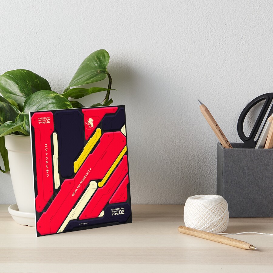 "Evangelion Eva Unit 02 Panel" Poster for Sale by ardeviants | Redbubble