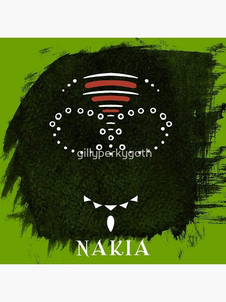 "Nakia War Paint" Sticker for Sale by gillyperkygoth | Redbubble