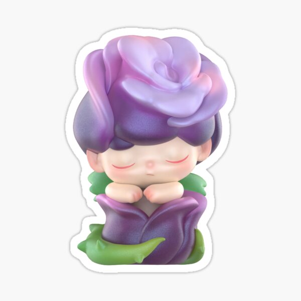 "Dimoo Dark Rose Forest Night Toy Box By Popmart" Sticker for Sale by ...
