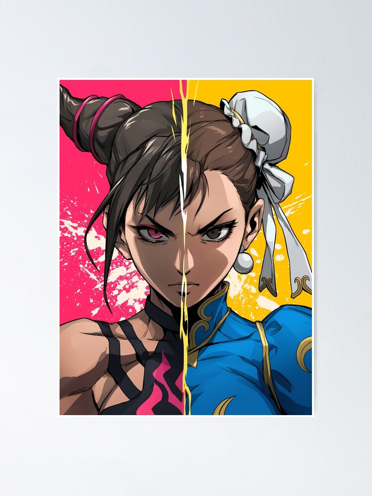 "Chun Li & Juri Han - 4" Poster by Infinite-Aspire | Redbubble