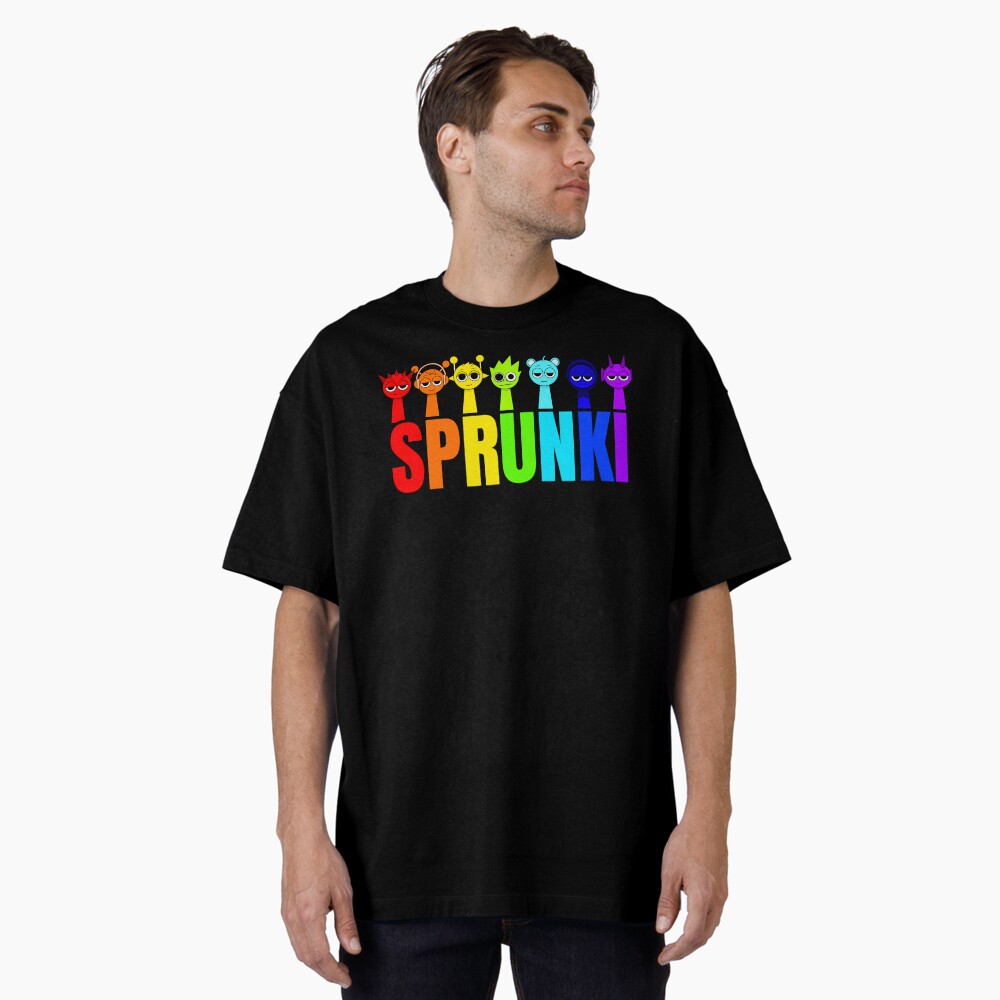 "Colorful Sprunki in line" Sticker for Sale by Elkin | Redbubble