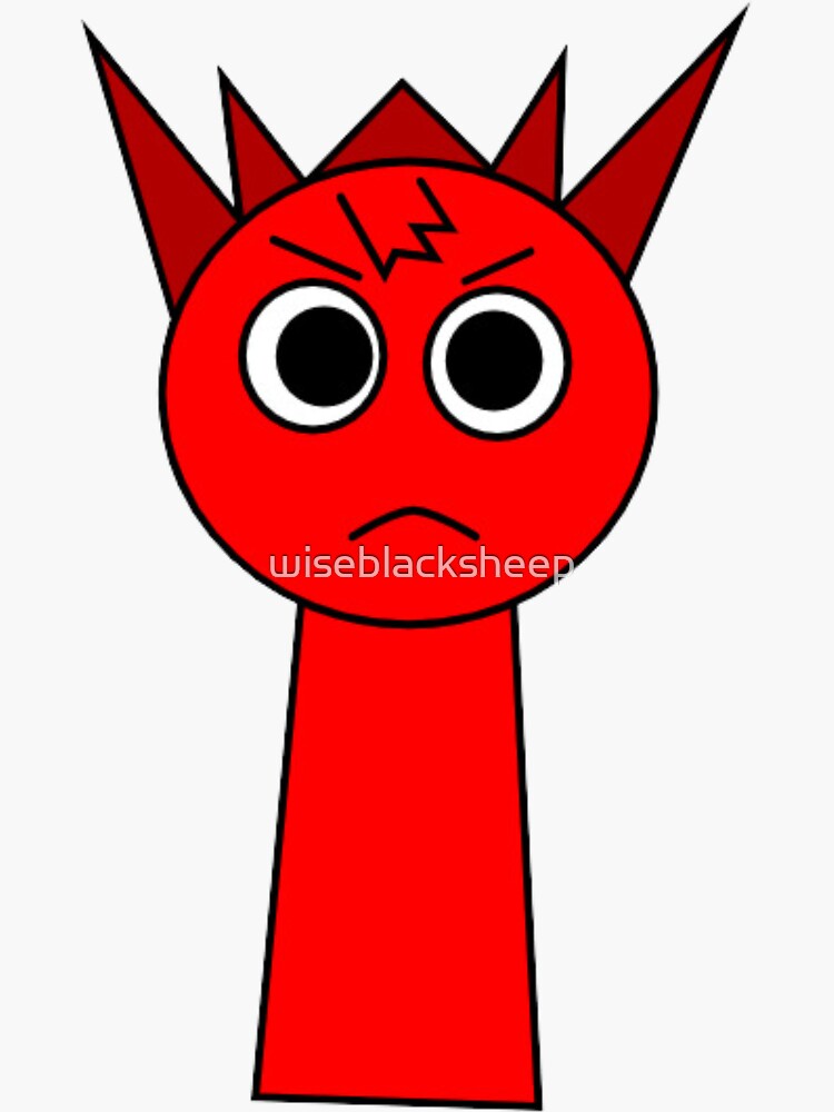 "Raddy, Sprunki Raddy. Incredibox Characters" Sticker for Sale by ...