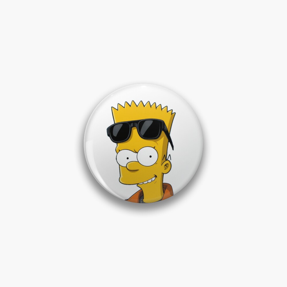"Bart with great style" Sticker by Anthony-347 | Redbubble