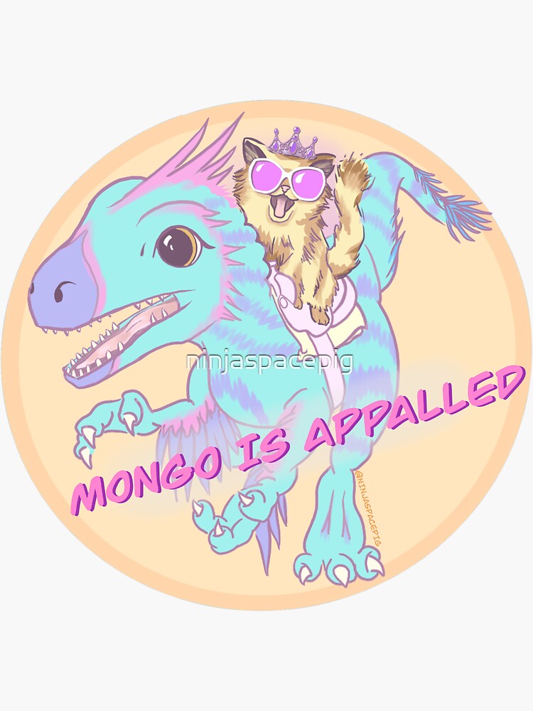 "Dungeon Crawler Carl - MONGO IS APPALLED" Sticker for Sale by ...