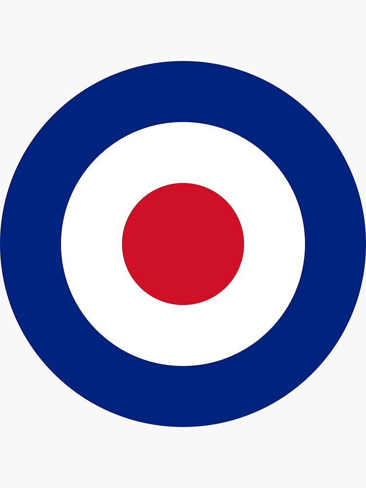 "Mod - Classic Roundel - Bullseye Archery Target" Sticker for Sale by ...