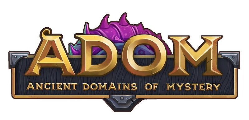 "ADOM Logo" by ADOMgame | Redbubble
