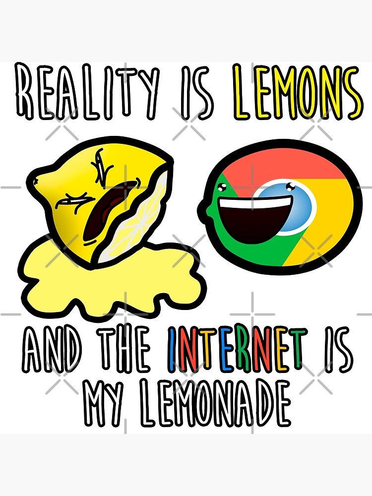 "Internet is my lemonade" Poster for Sale by Enekos | Redbubble