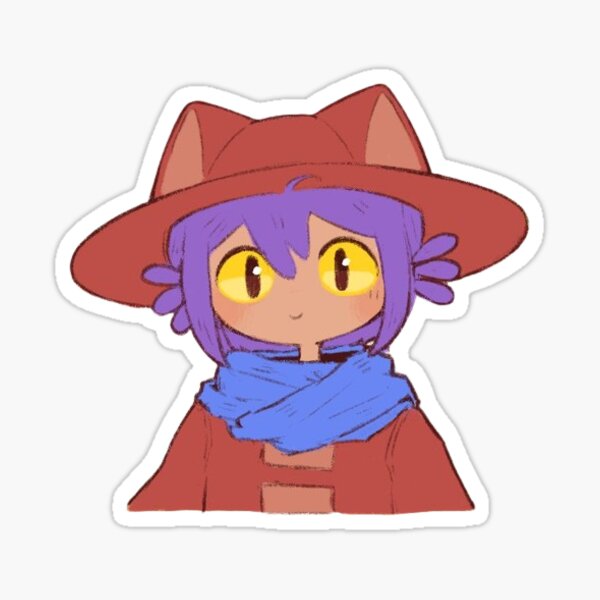 "oneshot niko fanart" Sticker for Sale by CharlotteMaes | Redbubble