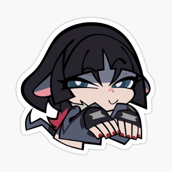 "Jane Doe Sticker #2 Zenless Zone Zero (zzz)" Sticker by Demray | Redbubble