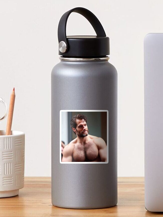"Henry Cavill Handsome" Sticker for Sale by sarzerdesigns | Redbubble