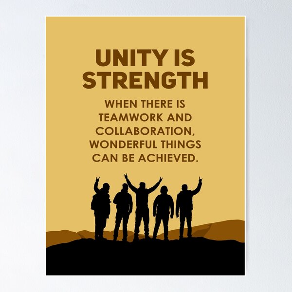 "Teamwork Team work: Unity is Strength Quote Better Together Best Team ...