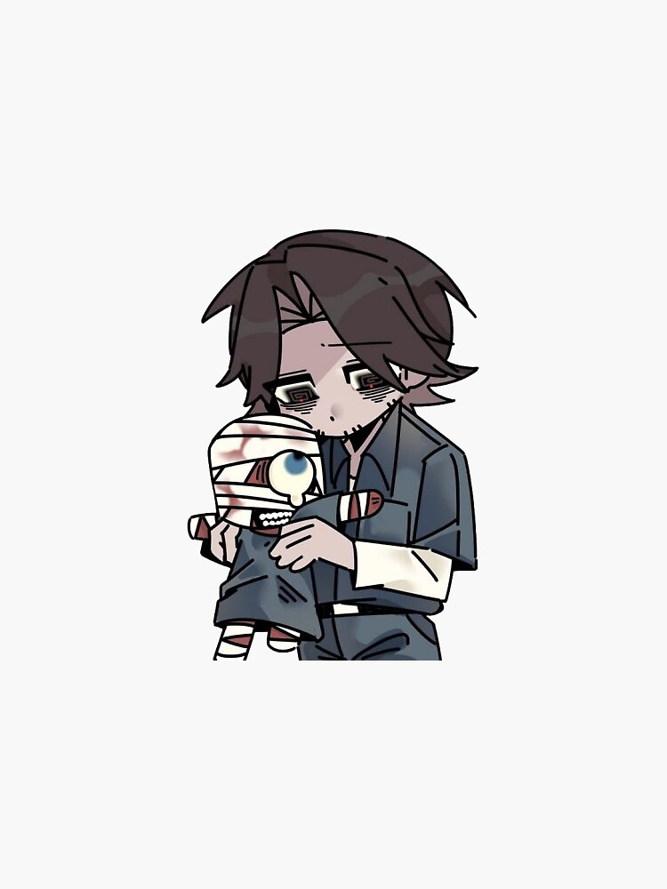 "chibi curly and jimmy mouthwashing" Sticker for Sale by CharlotteMaes ...