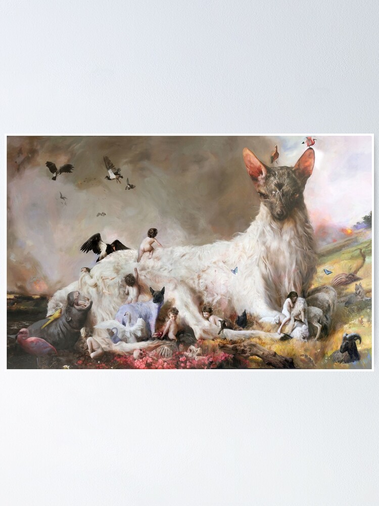 "Animal God" Poster for Sale by Hestheradrichem | Redbubble