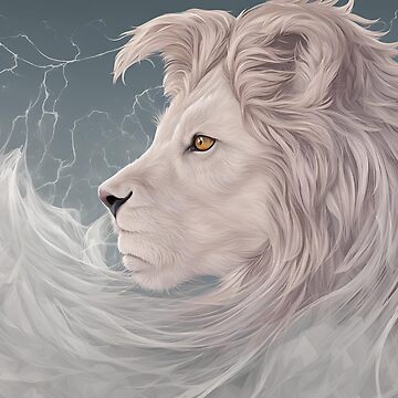 "Stormborn Majesty: The White Lion" Poster for Sale by frankie07081 ...