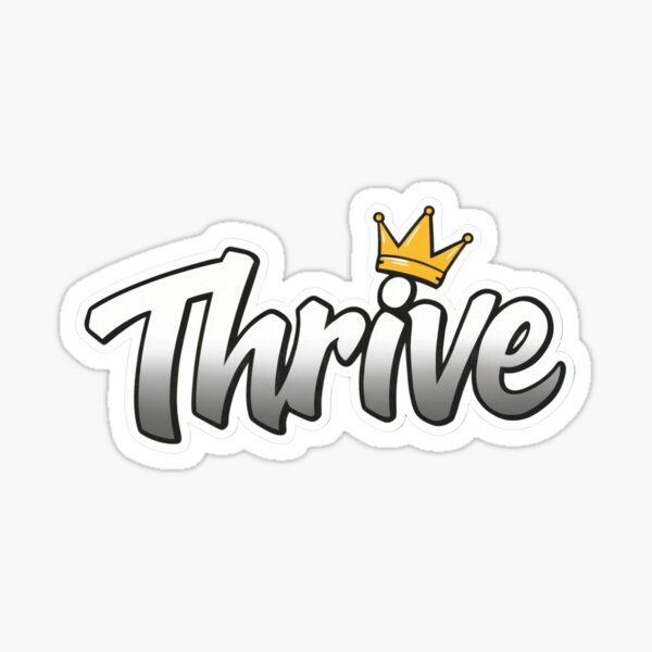"? THRIVE – The Ultimate Urban Creator’s Logo ?" Sticker for Sale by ...
