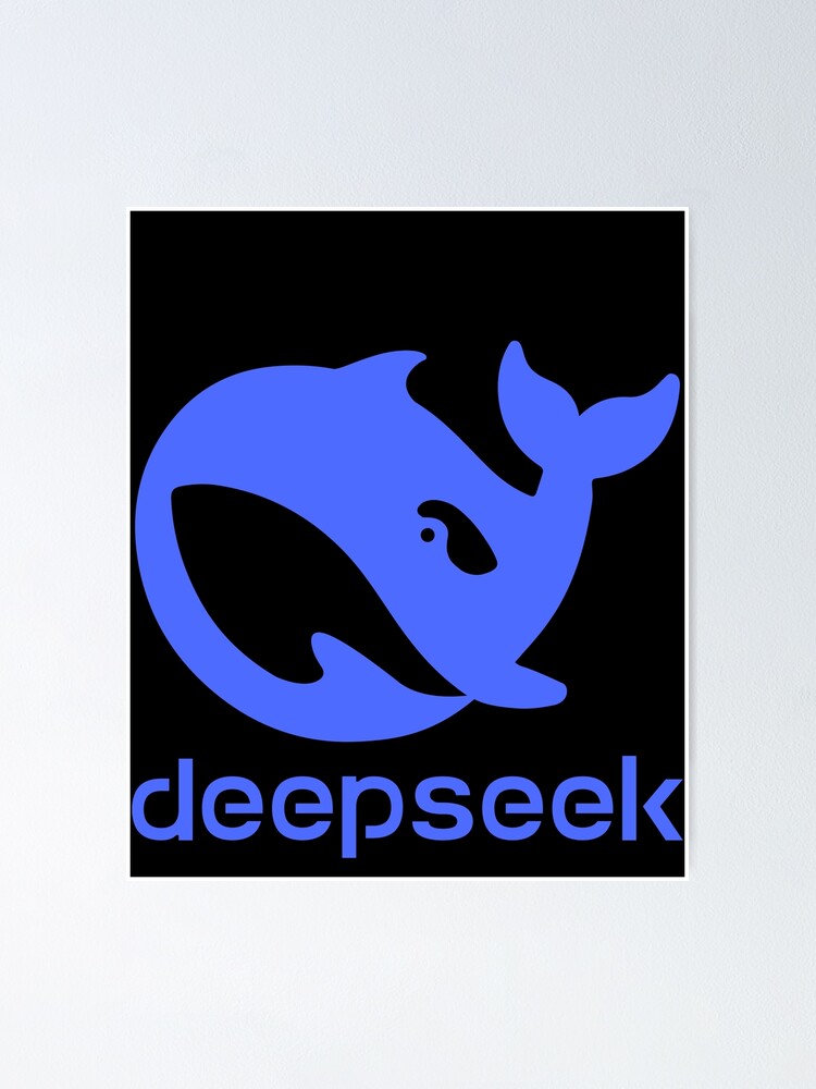 "Deepseek Logo" Poster for Sale by Fives55 | Redbubble