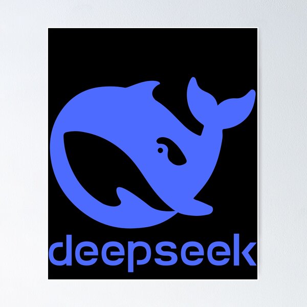 "Deepseek Logo" Poster for Sale by Fives55 | Redbubble