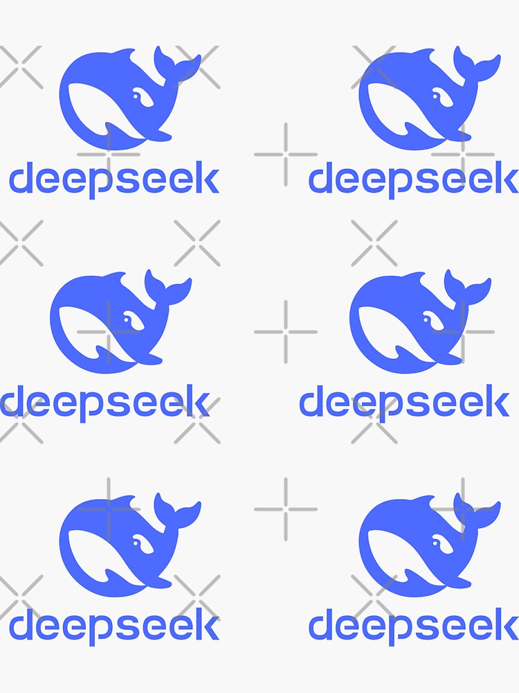 "Deepseek Logo" Sticker for Sale by Fives55 | Redbubble