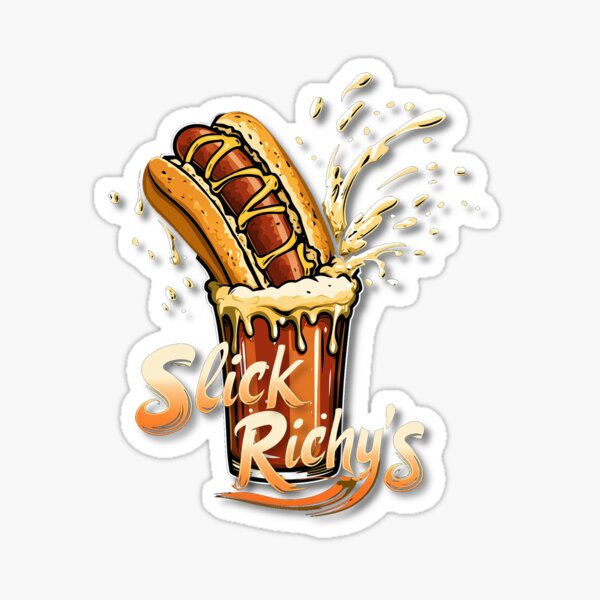 "Slick Richy's 2" Sticker for Sale by dillyrom | Redbubble