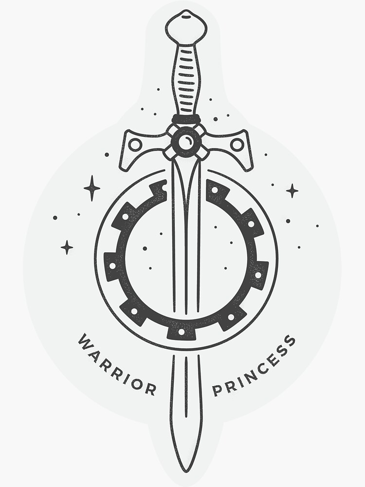 "Xena - Sword & Charkam" Sticker for Sale by isacrosta | Redbubble