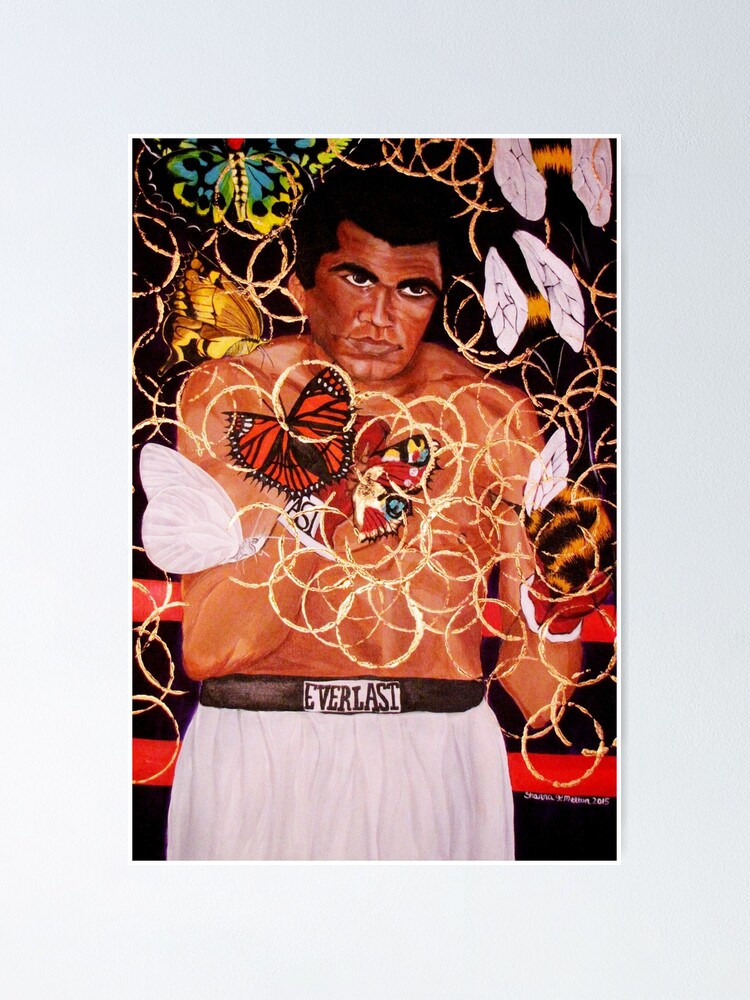 Póster «"Muhammad Ali ~ Float and Sting" La colección Shanna Melton» de ...