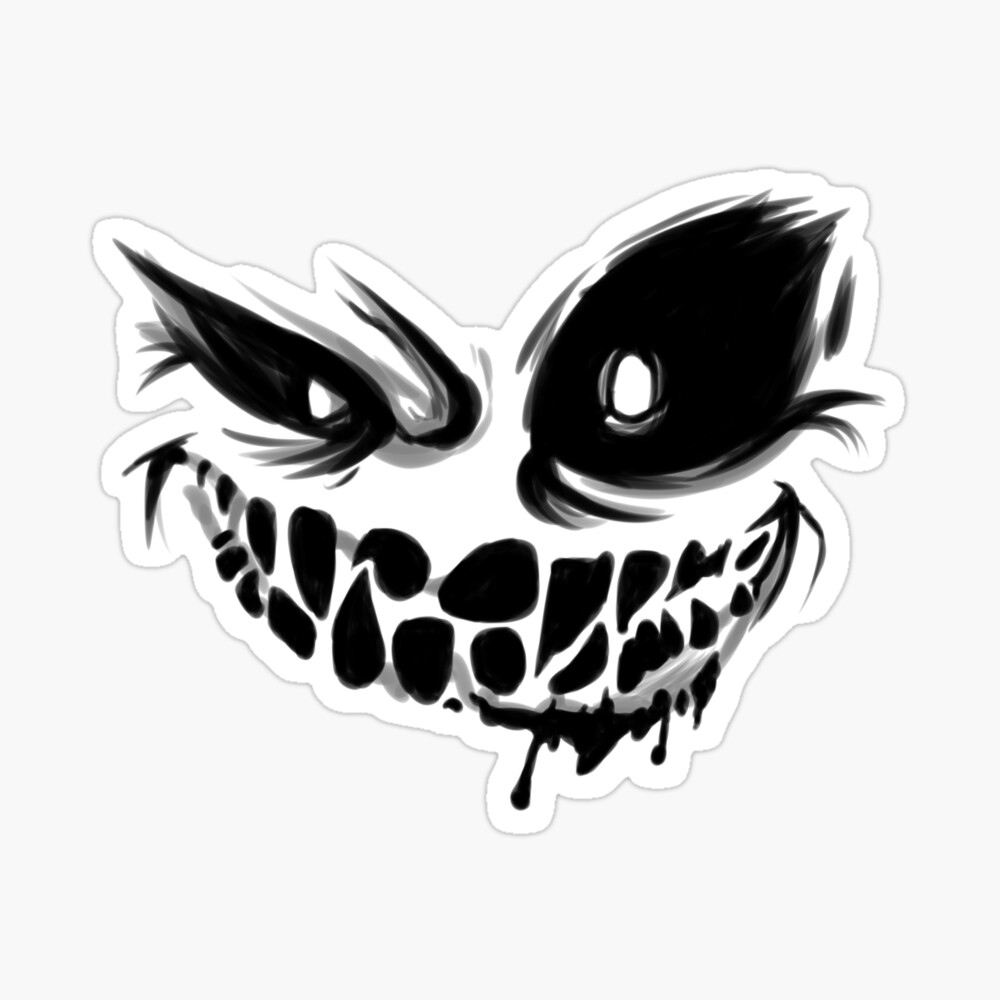 Evil Grin Drawing