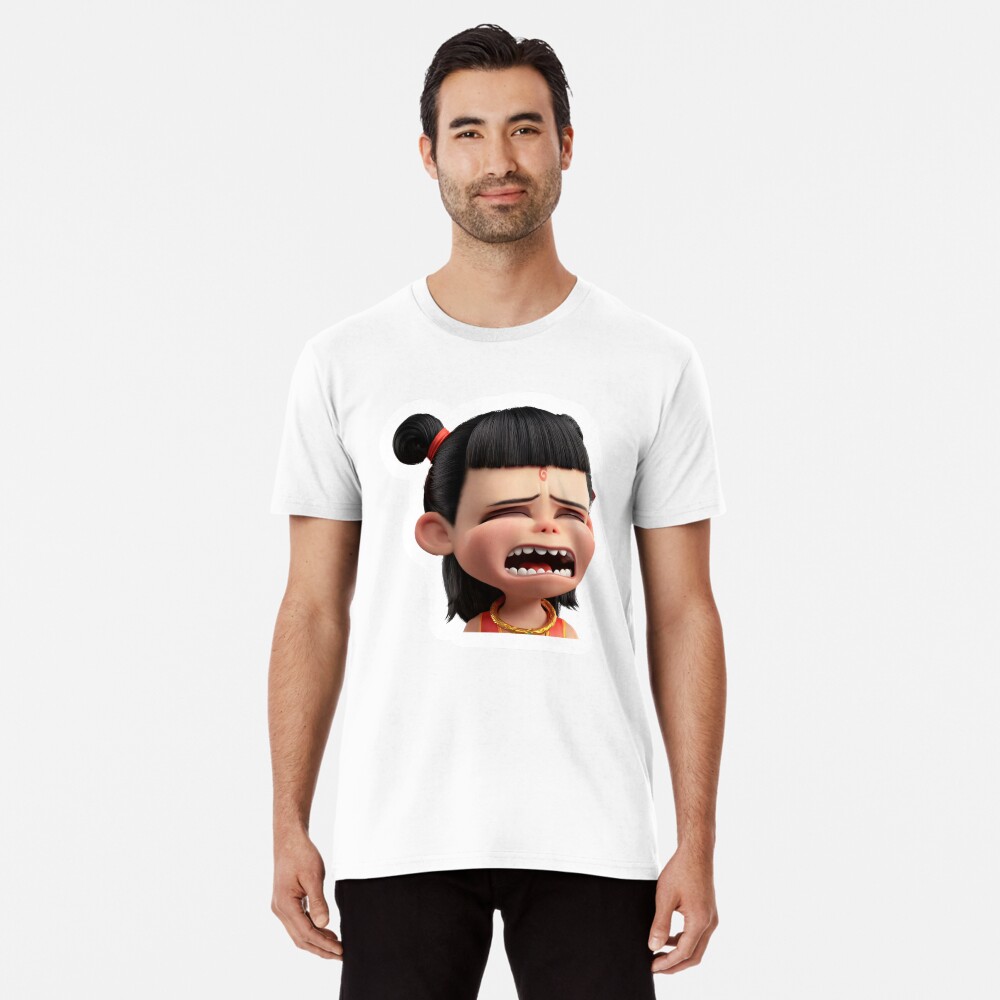 "Crying Ne Zha Dramatic Face" Sticker for Sale by Yuki Fliart Studio ...