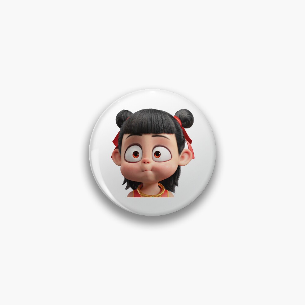 "Cute Ne Zha Emotional Face" Sticker for Sale by Yuki Fliart Studio ...