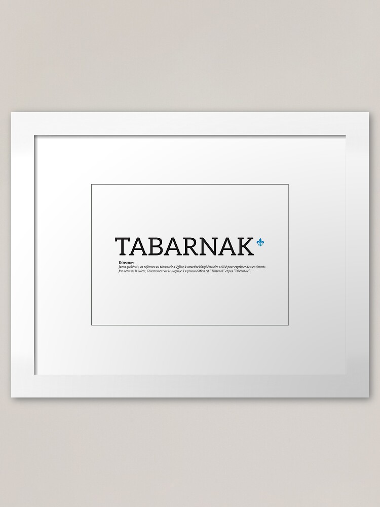 "Quebec french Tabarnak PQ Qc swearing cursing word with funny definition and Québec fleur de ...