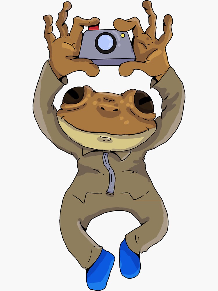 "Bad Bunny Frog Concho" Sticker for Sale by DrawNeres | Redbubble