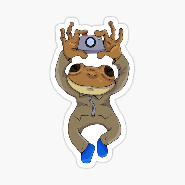 "Bad Bunny Frog Concho" Sticker for Sale by DrawNeres | Redbubble