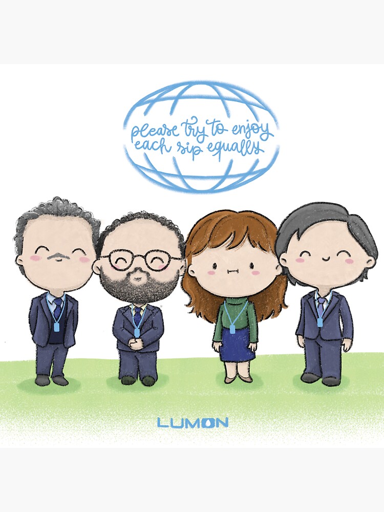 "Severance - Lumon characters" Sticker for Sale by blumer-design ...