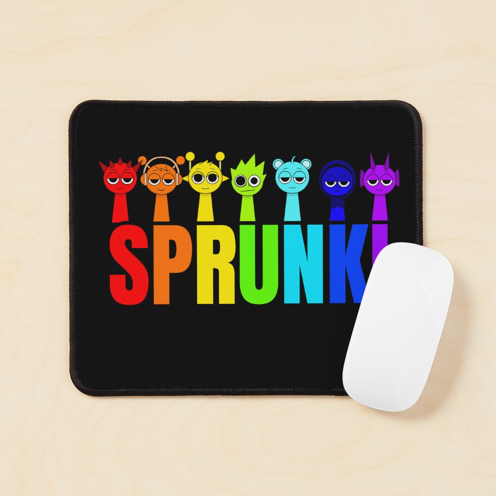 "Colorful Sprunki in line" Sticker for Sale by Elkin | Redbubble