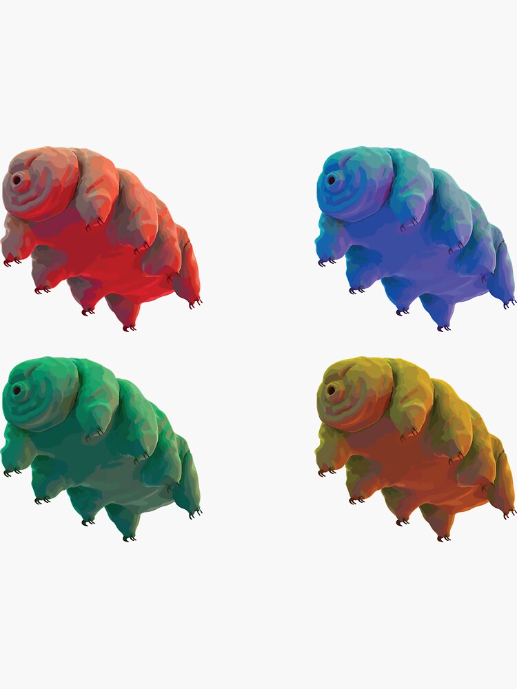 "Tardigrade - Starter Edition" Sticker for Sale by CrunchNut | Redbubble
