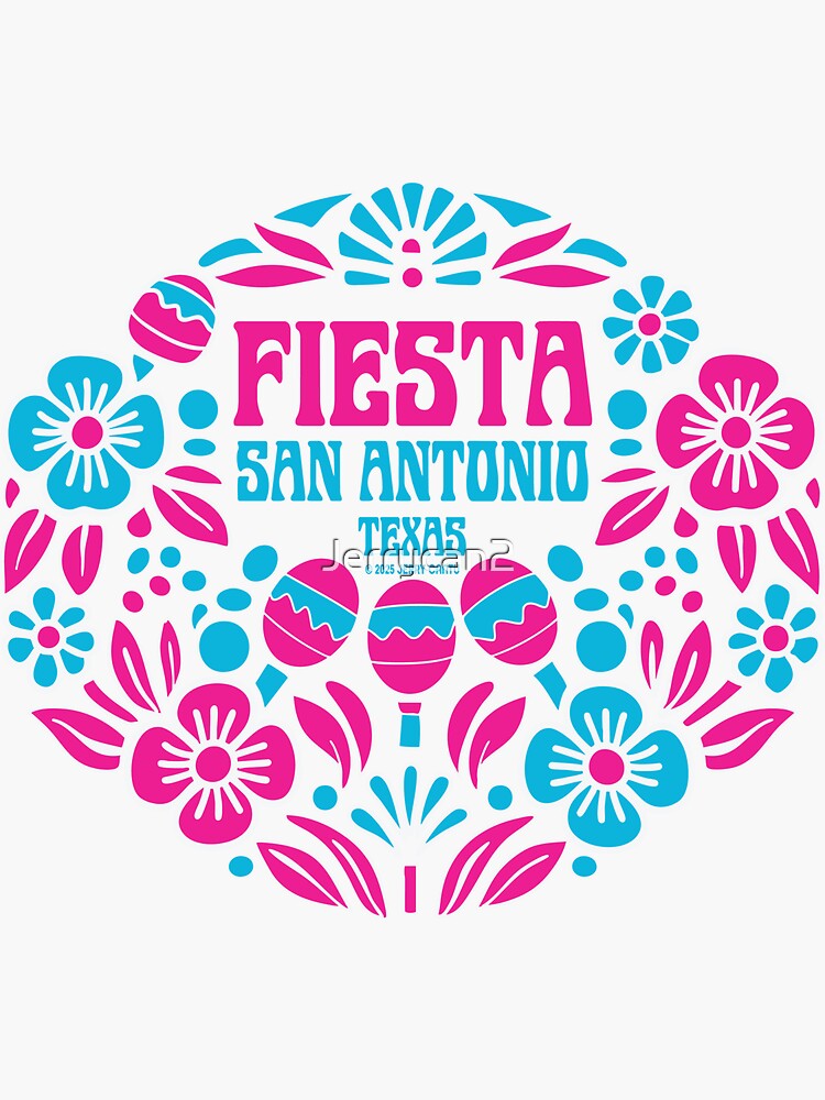 "Fiesta Flowers" Sticker for Sale by Jerrycan2 | Redbubble