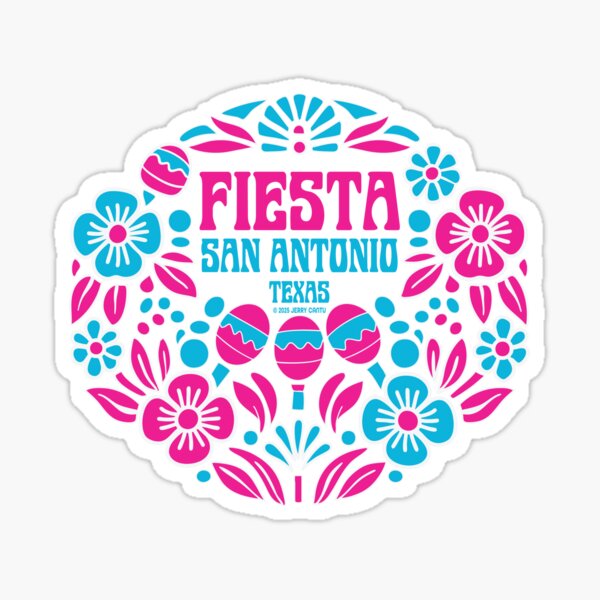 "Fiesta Flowers" Sticker for Sale by Jerrycan2 | Redbubble
