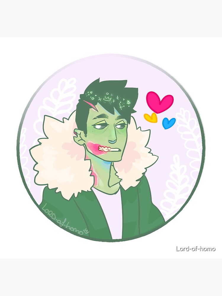 "Monster prom - Brian" Sticker for Sale by Lord-of-homo | Redbubble
