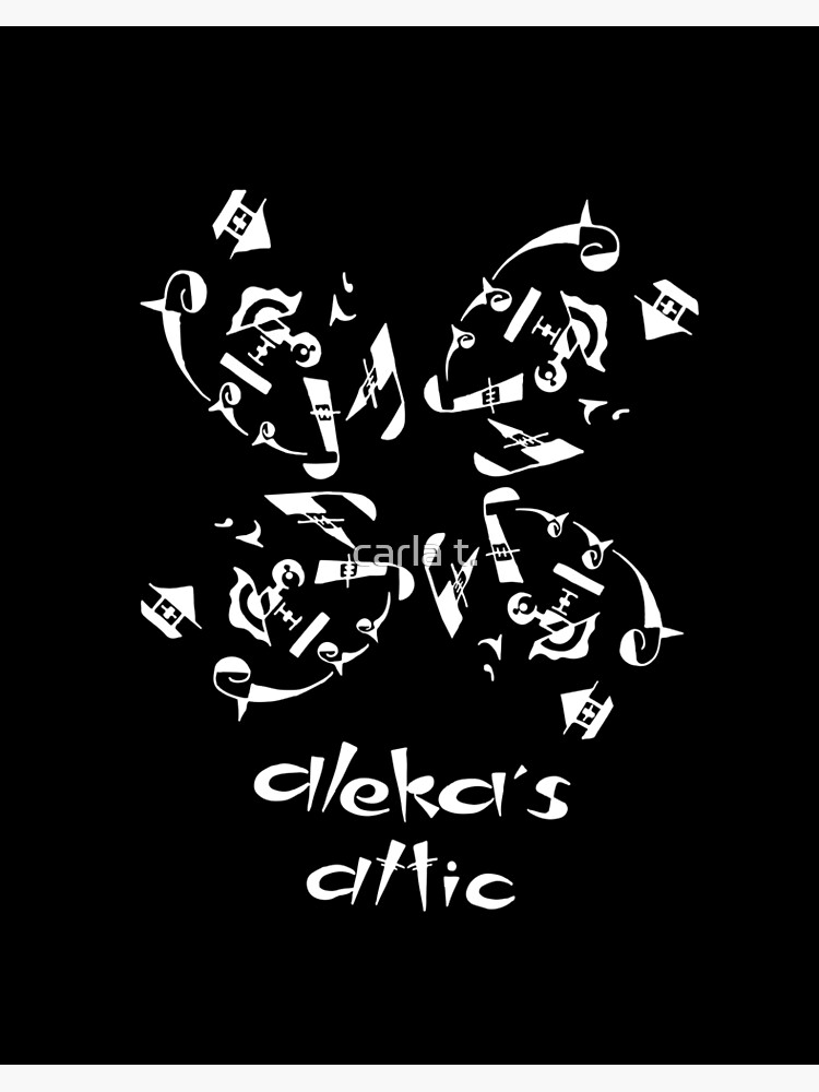 "Aleka's Attic #2 (White Logo)" Art Board Print for Sale by Carla T ...
