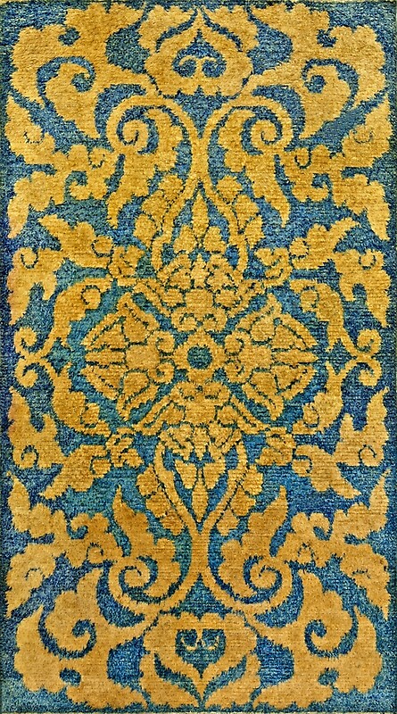 "Antique Chinese Floral Rug" by Vicky Brago-Mitchell® | Redbubble