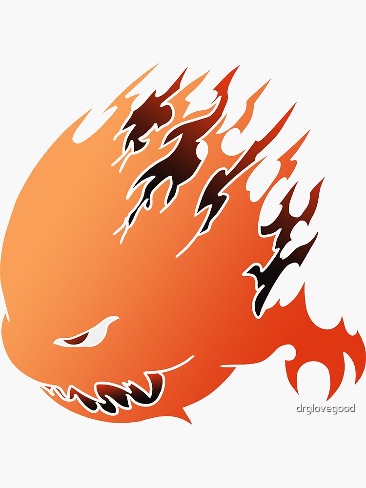 "Final Fantasy - Bomb" Sticker by drglovegood | Redbubble