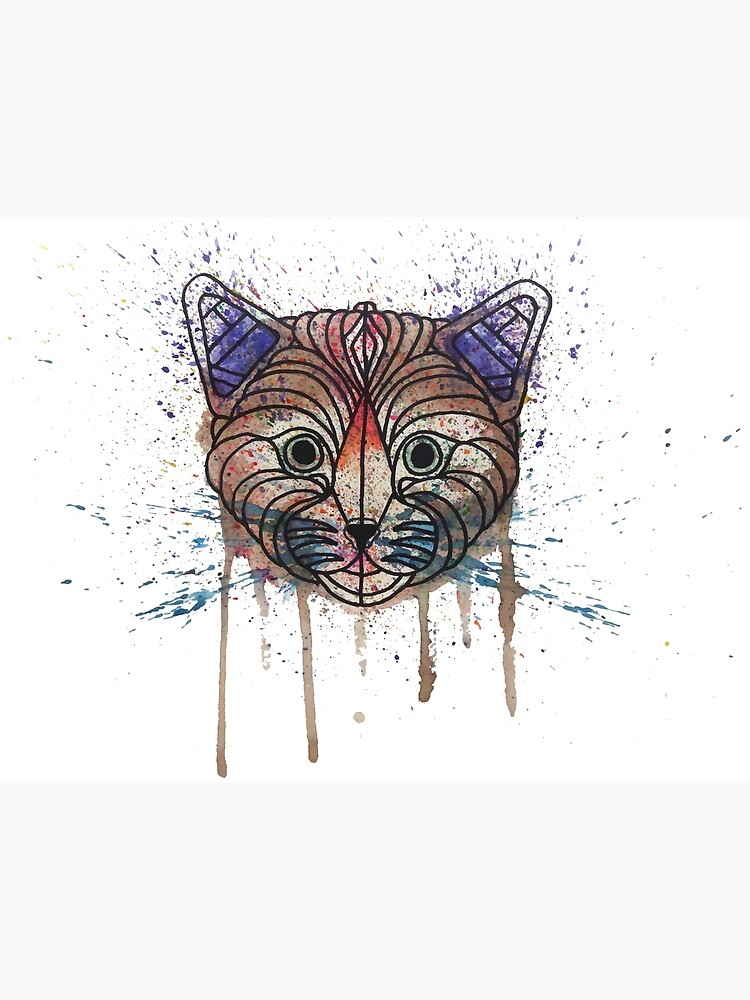 Aztec Cat Drawings