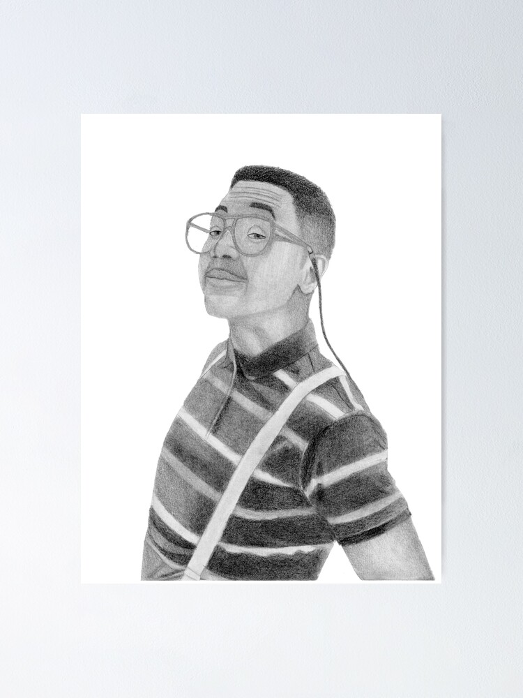 "Steve Urkel" Poster by watsonillustrations | Redbubble