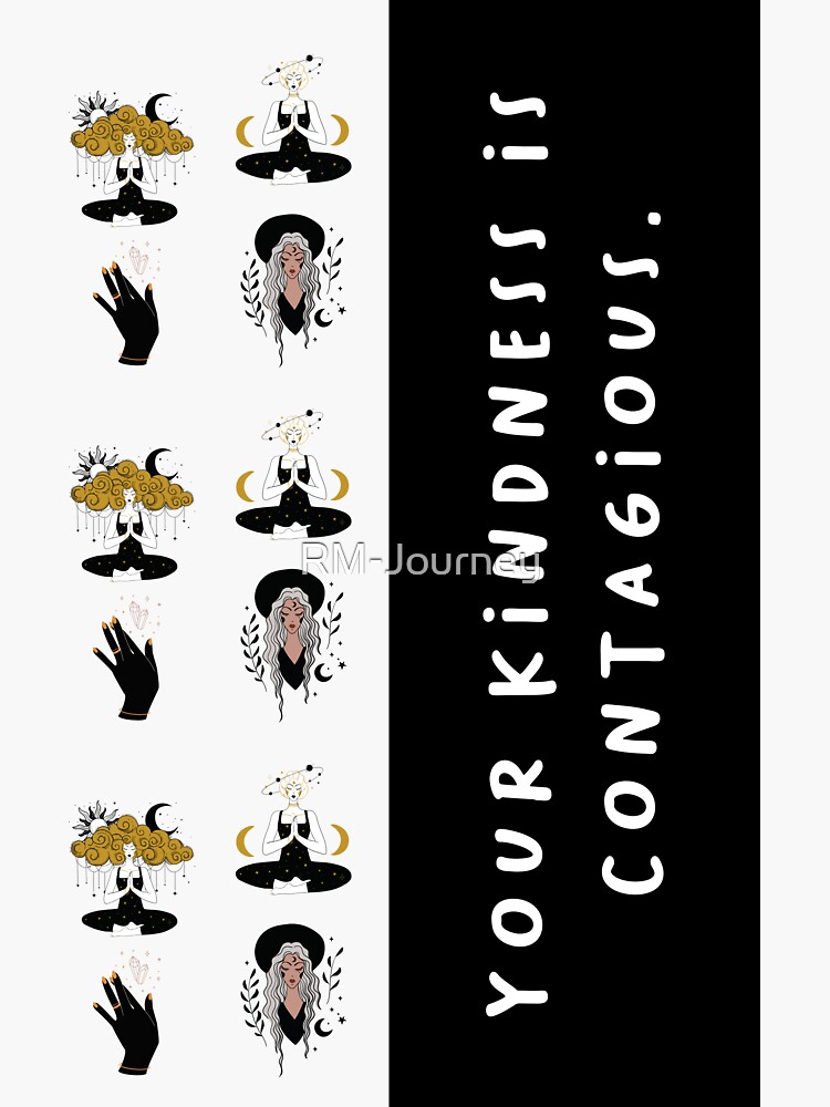 "Your Kindness is Contagious | Beautiful Quotes | Handwritten-style ...