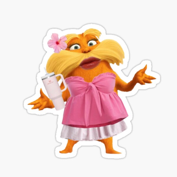 "Preppy Lorax #2" Sticker for Sale by Flowers4hours | Redbubble