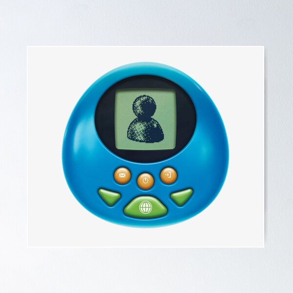 "Retro Handheld Device | Messenger Avatar" Poster for Sale by ...