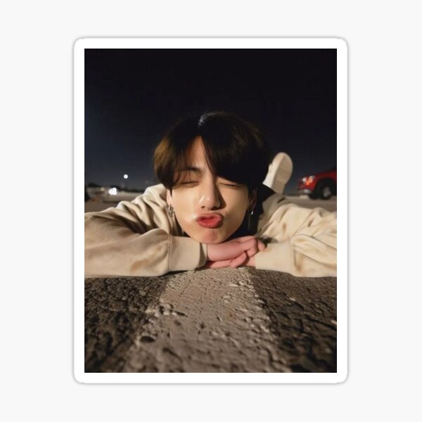 "Jk" Sticker for Sale by Roseareroses | Redbubble