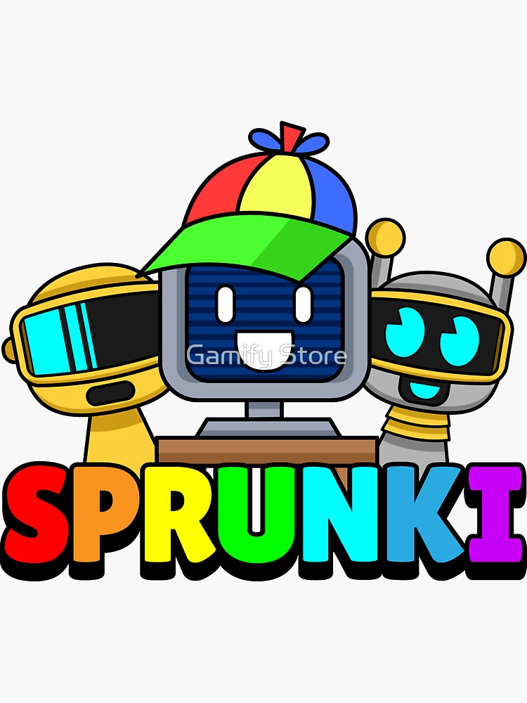 "Sprunkies Cute Characters" Sticker for Sale by BurgerBites | Redbubble