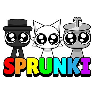 "Sprunkies Cute Characters" Sticker for Sale by BurgerBites | Redbubble