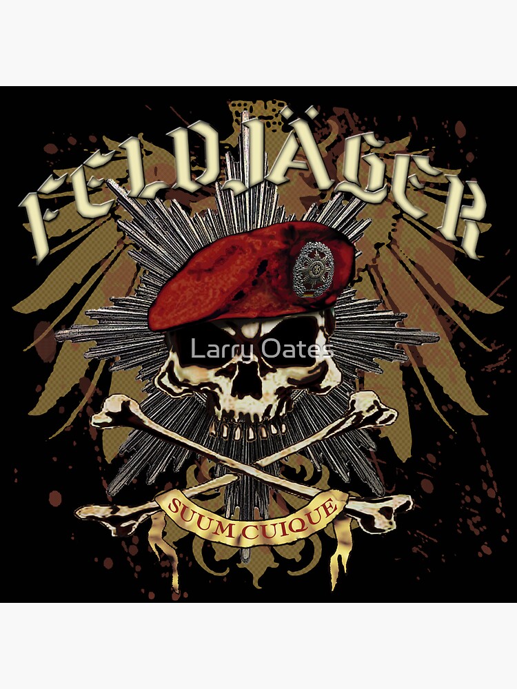 "Feldjager: German Military Police" Sticker by ZeroAlphaActual | Redbubble