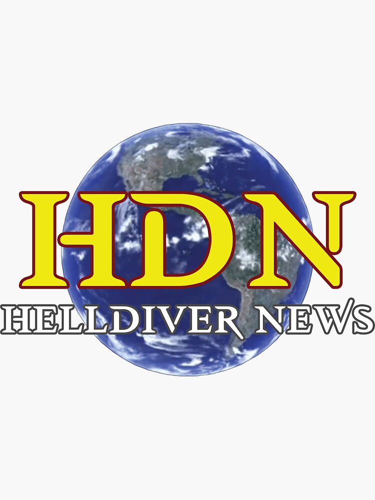 "Helldiver News - Helldivers 2 News Station" Sticker for Sale by ...